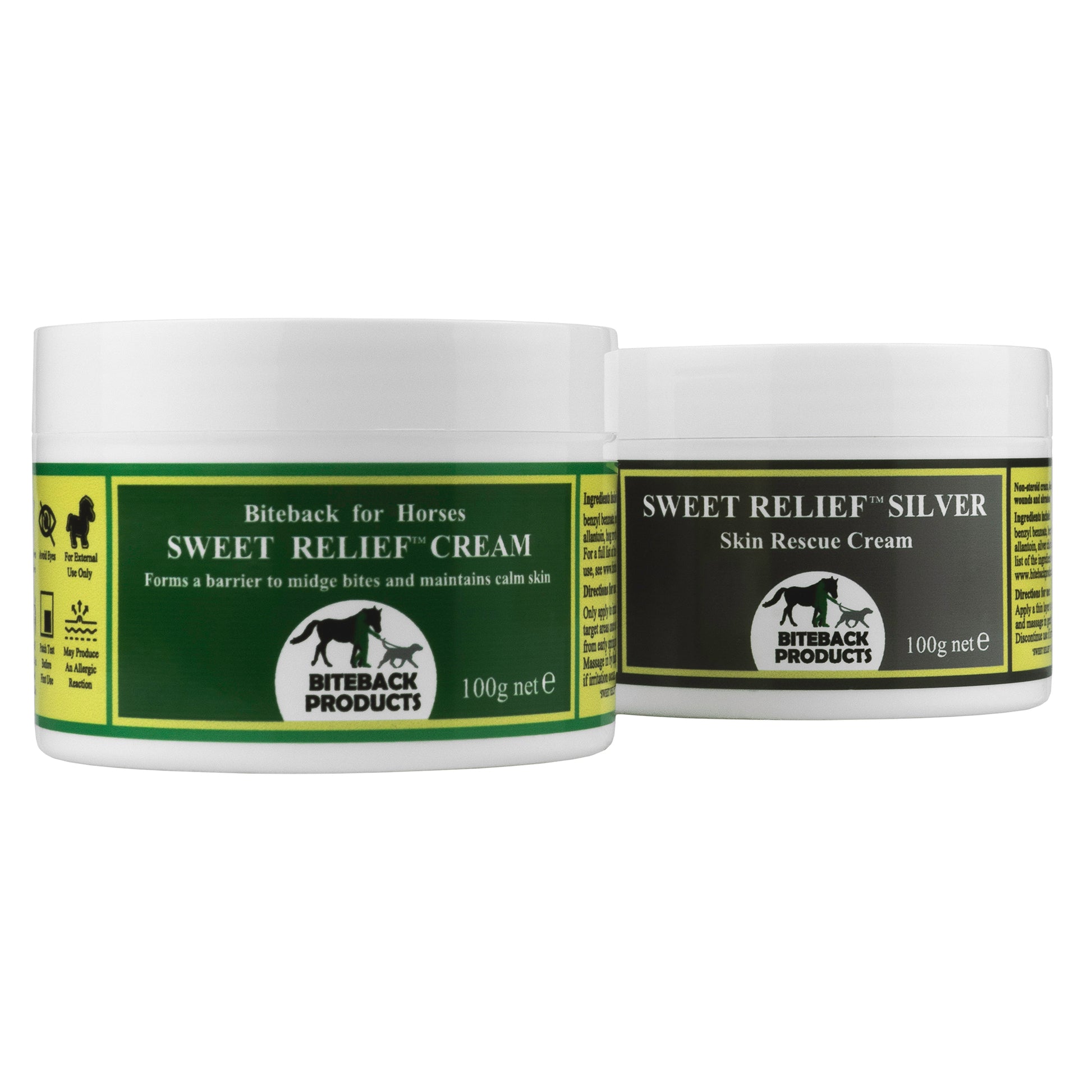 'Sweet Relief'™ Cream for Horses Sample Duo: 2 x 100g pots – Biteback ...